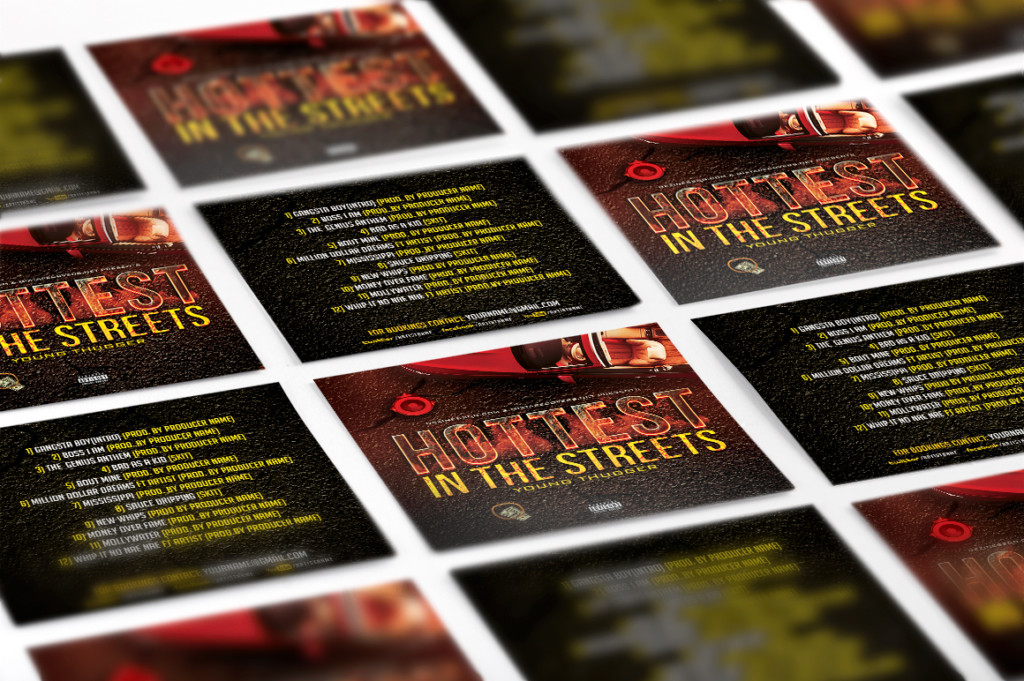 Hottest in the Streets Mixtape Cover Template | Mixtapecovers.net
